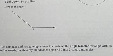 Image result for Bisect Angle with Compass