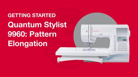 Quantum Stylist 9960 Sewing Machine with Extension Table | SINGER®
