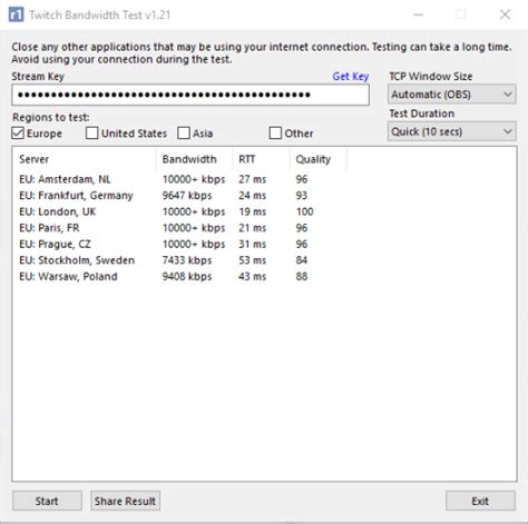 Image result for Test My Bitrate