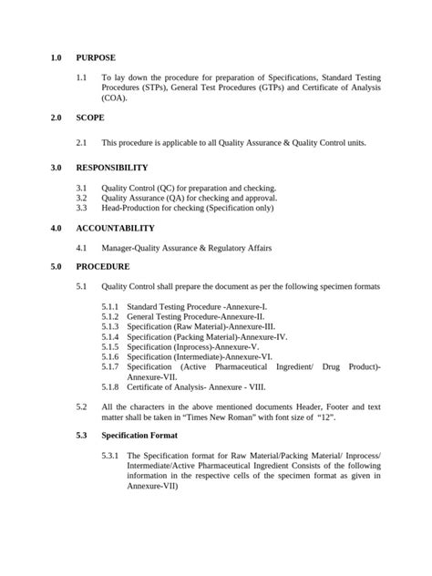 Image result for Define General Test Procedure