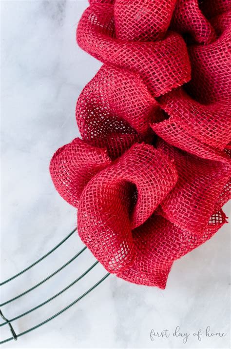 Image result for Burlap Wreath Tutorial