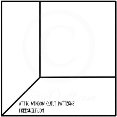 Image result for 3D Attic Window Quilt Pattern