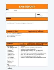 Image result for Enthalpy Lab Report Edgenuity