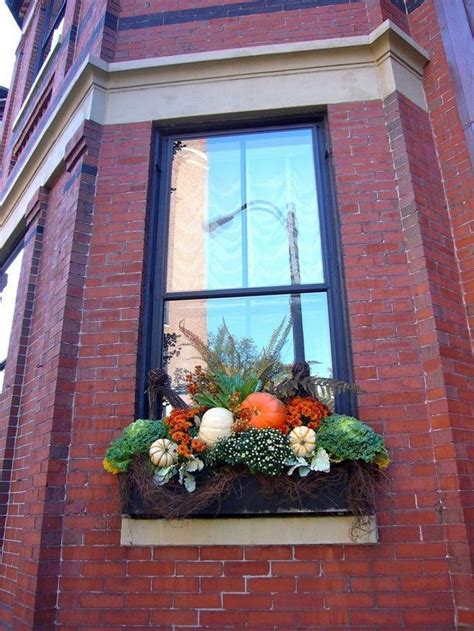 Image result for Fall Window Box Decorating