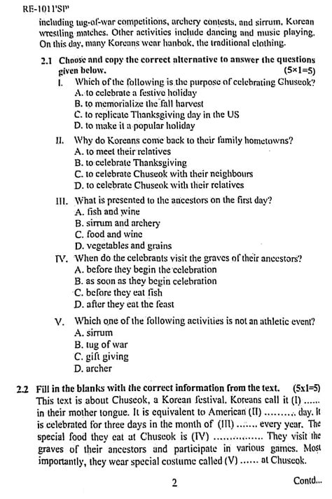 Image result for Model Class 10th Part 8 English