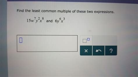 Image result for Least Common Multiple of Two Exponential Expressions