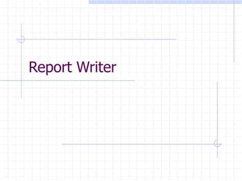 Image result for Report Writer
