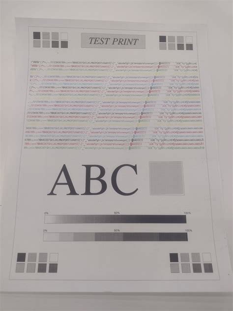 Image result for Colour Laser Printer Test Image