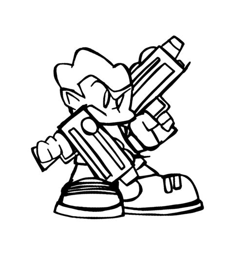 Image result for FNF Coloring Pages