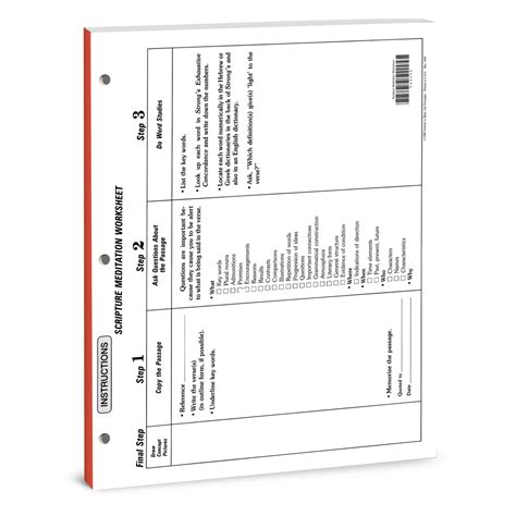 Image result for Scripture Meditation Worksheets