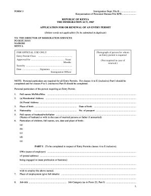 Image result for Entry Permit Application Form