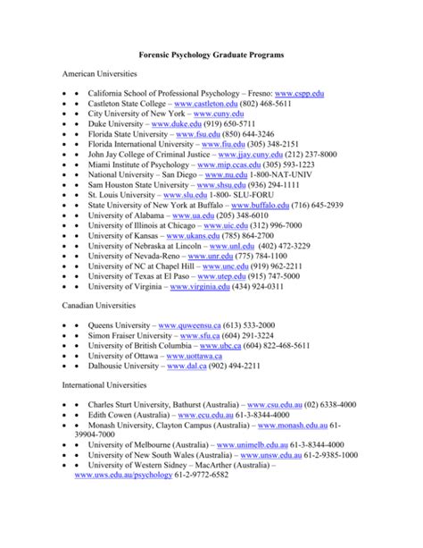 Image result for Top Forensic Psychology Graduate Programs