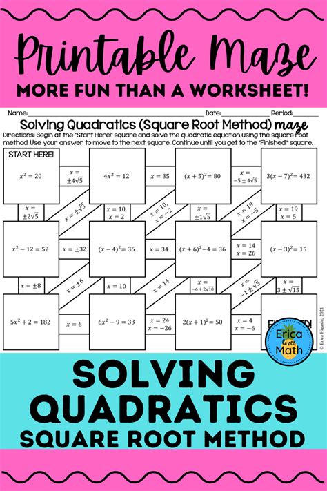 Image result for Solving Quadratics Square Root Method