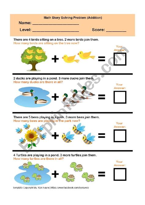 Image result for Story Problems On Addition