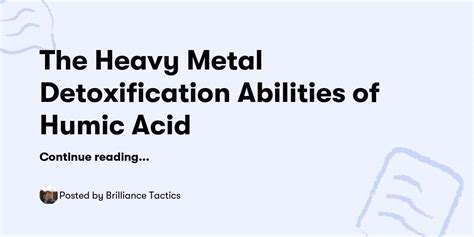 Image result for Humic Acid Heavy Metal