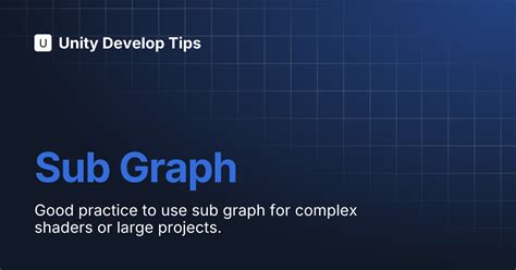Image result for Sub Graph in Unity