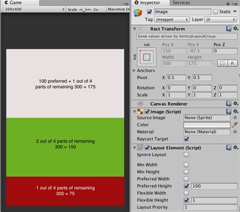 Image result for Layout Element Unity