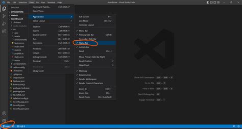 Image result for Visual Studio Code Current Branch