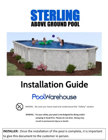 Image result for Installing Reliant Oval Pool