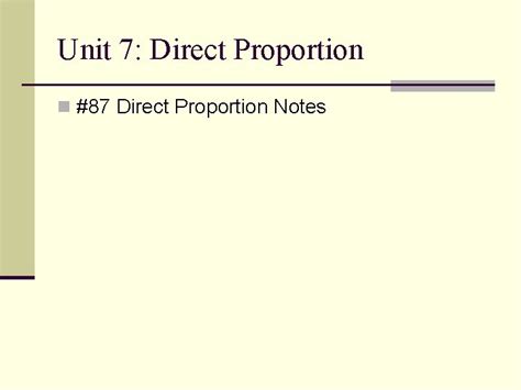 Image result for Direct Proportion Notatio