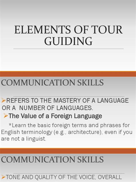 Image result for 5 Stages of Tour Guide Example