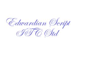 Image result for Edwardian Script