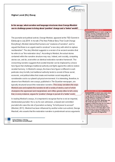 Image result for IB English Paper 1 Example