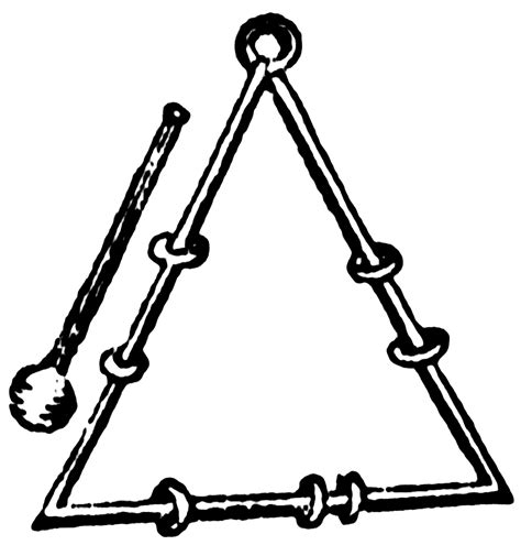 Image result for Triangle Instrument Cartoon Image