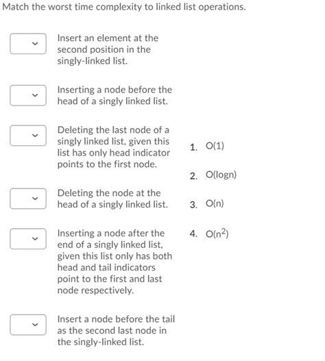 Image result for Linked List Time Complexity