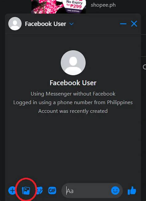 Image result for How to Attach File in Messenger