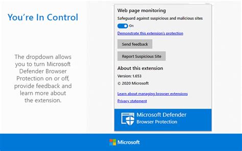 Image result for Microsoft Defender Browser Protection Edge