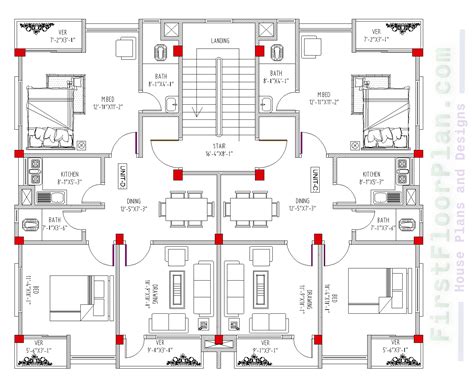 Image result for 3 Unit Building Layout