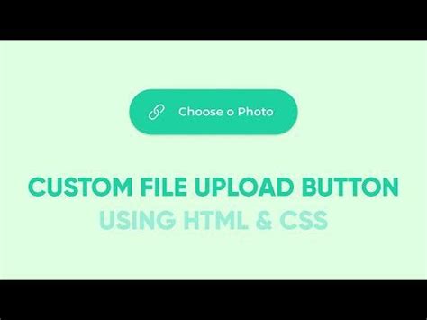 Image result for Upload File Button HTML
