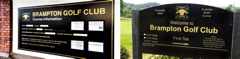 Image result for Golf Course Signage
