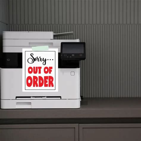 FREE Out of Order Sign Printable (3 Options!) - Leap of Faith Crafting