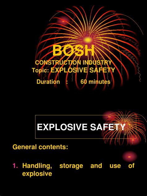 Image result for Explosives Safety