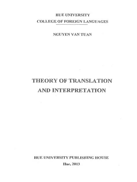 Image result for Basic Theory of Translation PDF