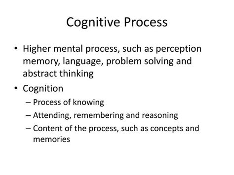 Image result for Cognitive Process