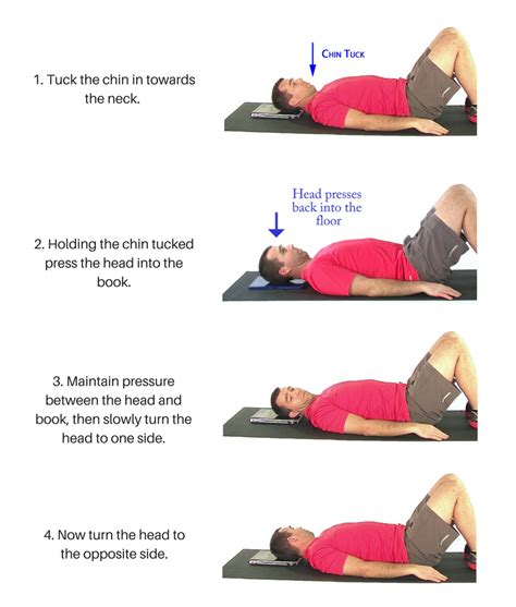 Neck Stability Exercises_Basic Supine Neck Retraction with Rotation ...