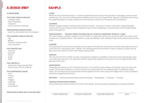 Image result for Client Brief Examples