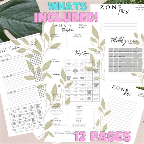 Image result for FlyLady Weekly Plan