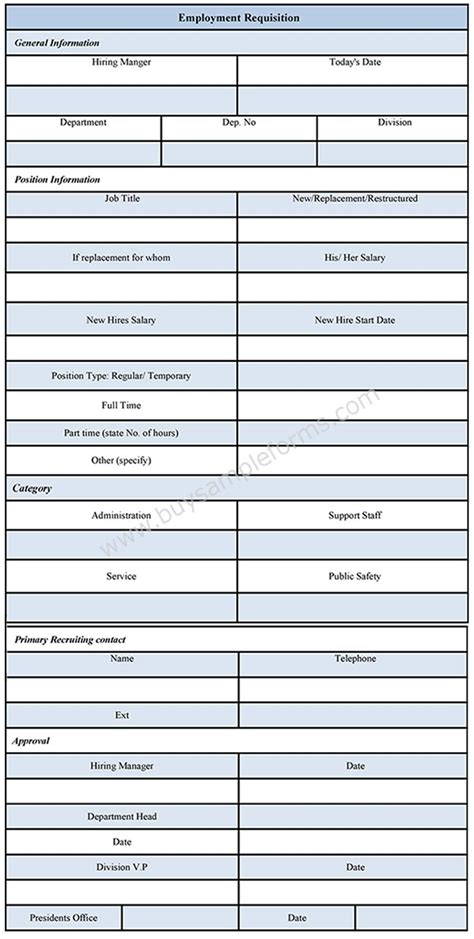 Image result for Work Requisition Form