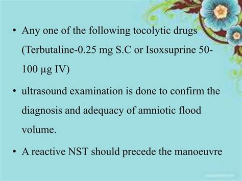 Image result for External Cephalic Version Step by Step