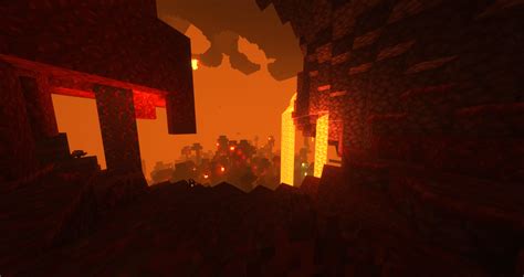 Image result for Minecraft Nether Shaders