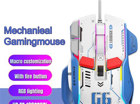 Image result for G6 Gamer Mouse LED