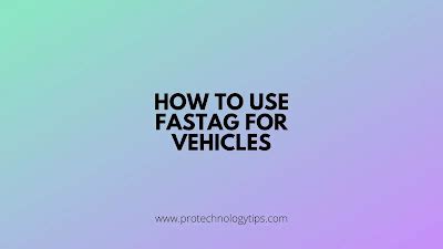 Image result for How to Use Fastag