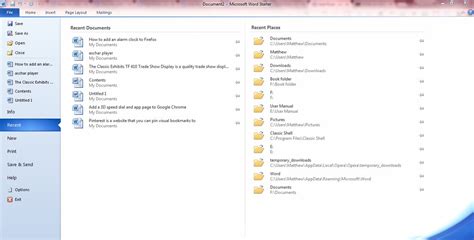 Image result for My Recent Files