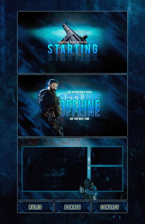 Image result for Free Cod Stream Starting Overlay