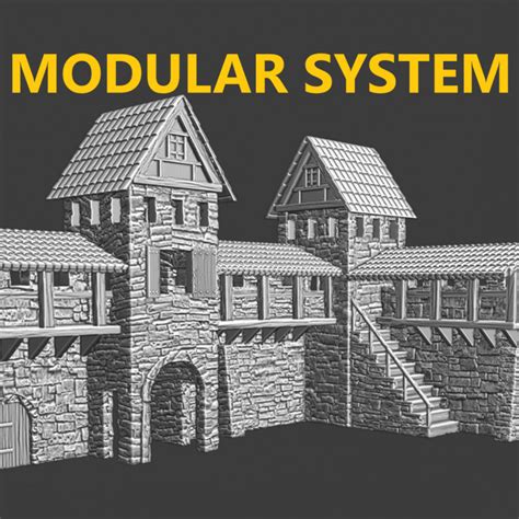Image result for Scale Model Medieval Buildings