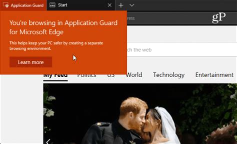 Image result for Microsoft Edge Application Guard Command Line